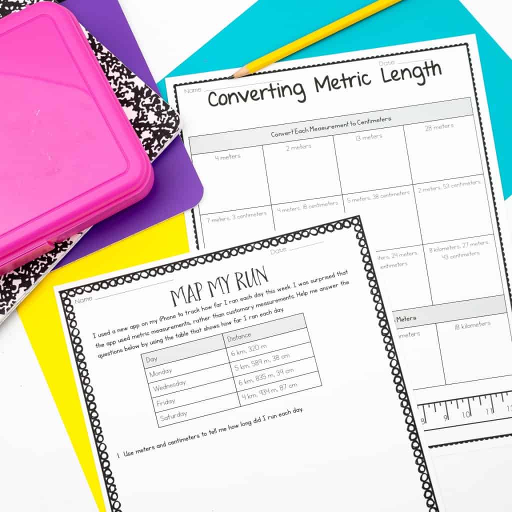 Converting Measurements Worksheets and Activities