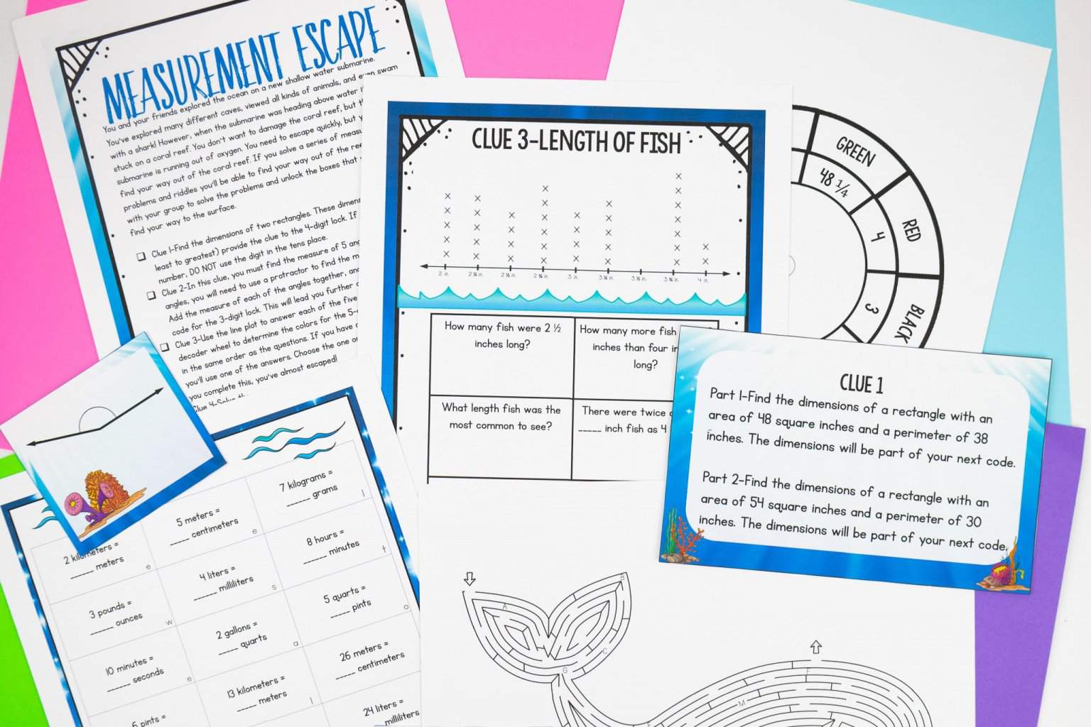 Measurement Escape Activity - Ashleigh's Education Journey