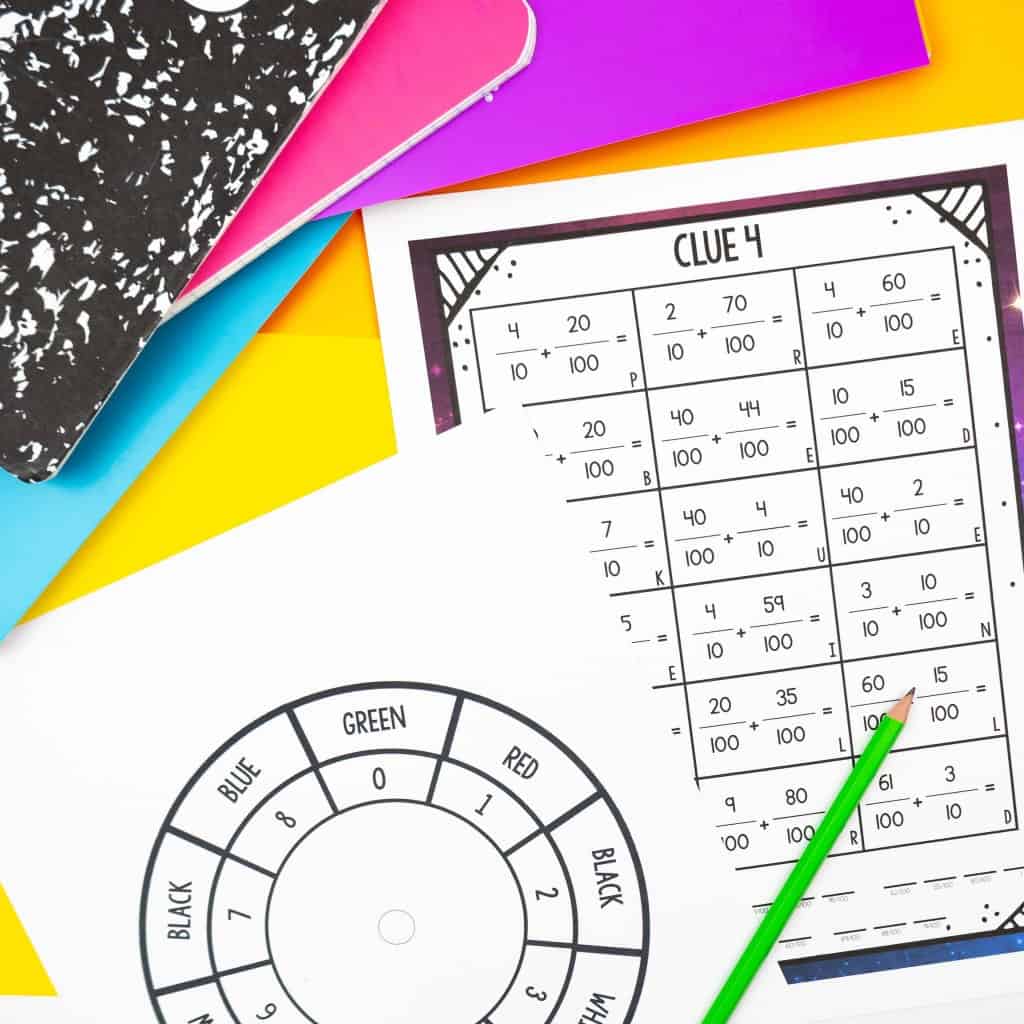 Decimal Escape Activity - Ashleigh's Education Journey